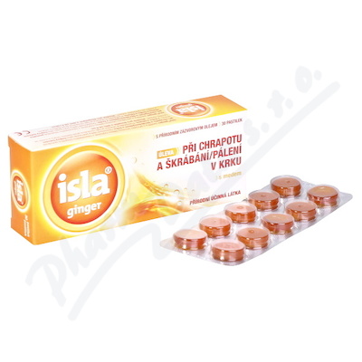 Isla Ginger 30 pastilek | Lékárny IPC