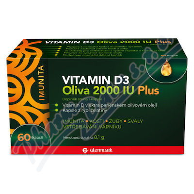 Vitamin D3 Oliva Plus 2000 IU cps.60 | Lékárny IPC